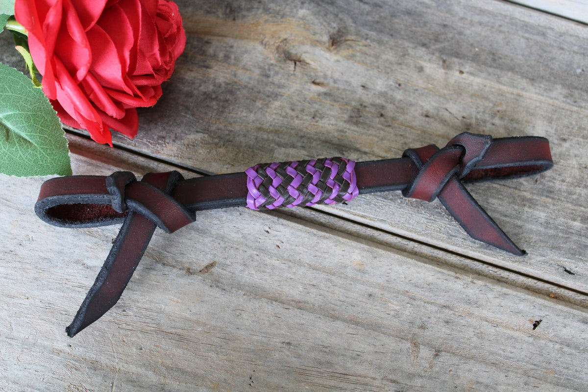 Latigo Leather Braided Knots Chin Straps or Bit Hobbles – BLUE ROAN ...