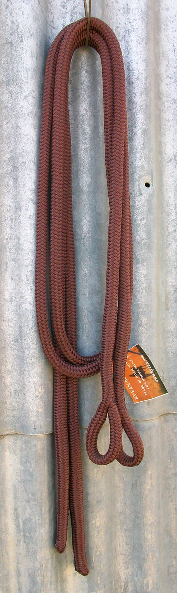 7 FT SPLIT REINS with LOOPS, CLIPS or SLOBBER STRAPS – BLUE ROAN ROPES ...